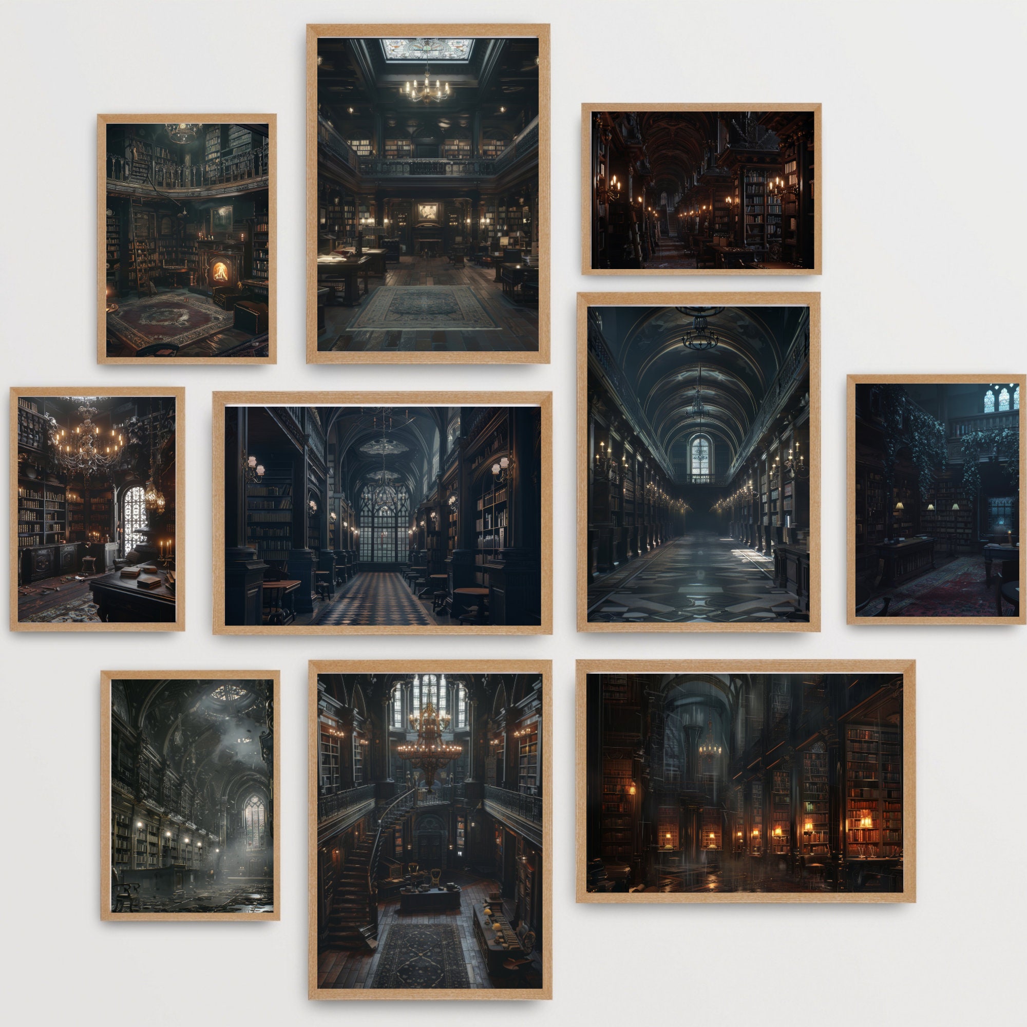 Set of 50 Dark Academia Prints – Mega Bundle of Dark Academia Decor ...