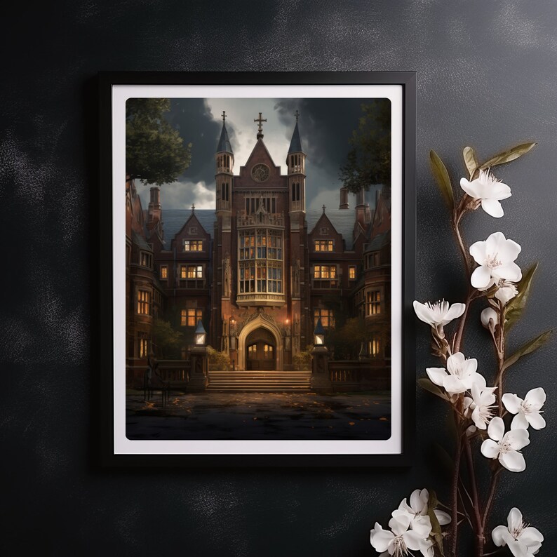Dark Academia Prints | Light Academia & Goth Home Decor | Whimsigoth ...