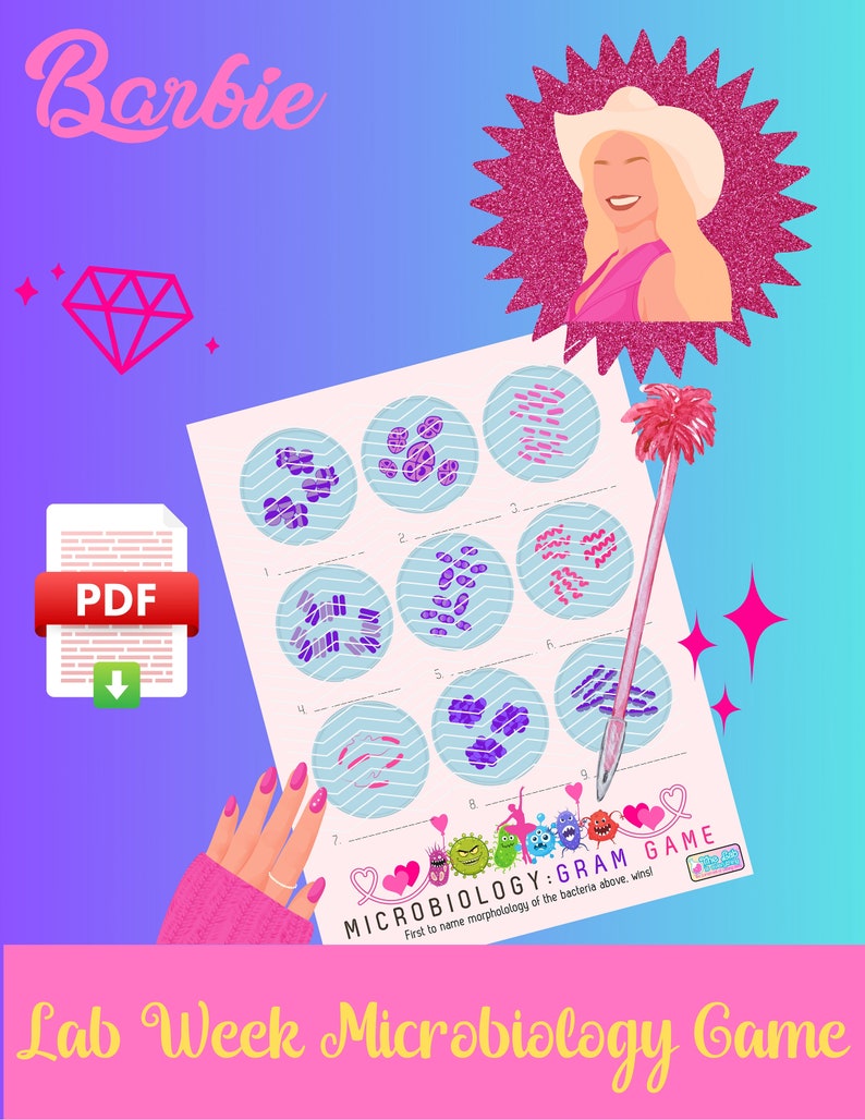 Lab Week 2024 Downloadable Games for Lab Sections ASCP Barbie-themed ...