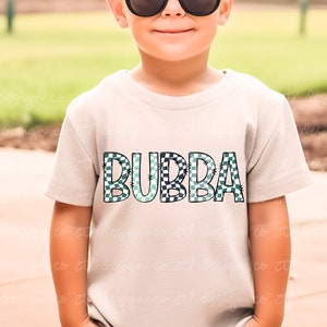 Bubba Doodle Checker PNG Sublimation, Kids Sublimation for Boys Retro ...