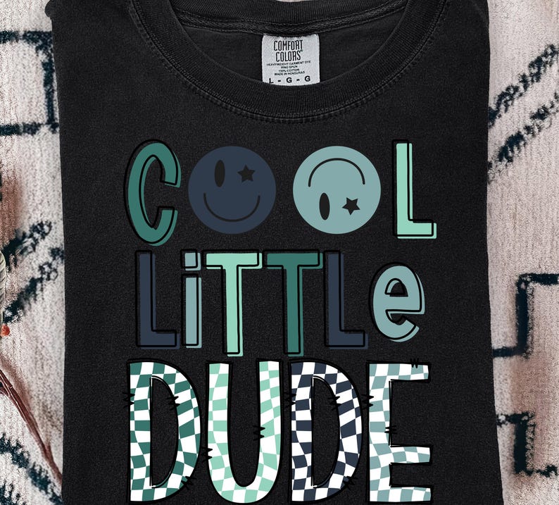 Cool Little Dude Png, Toddler Png, Trendy Png, Kid Png, Checkered Png ...