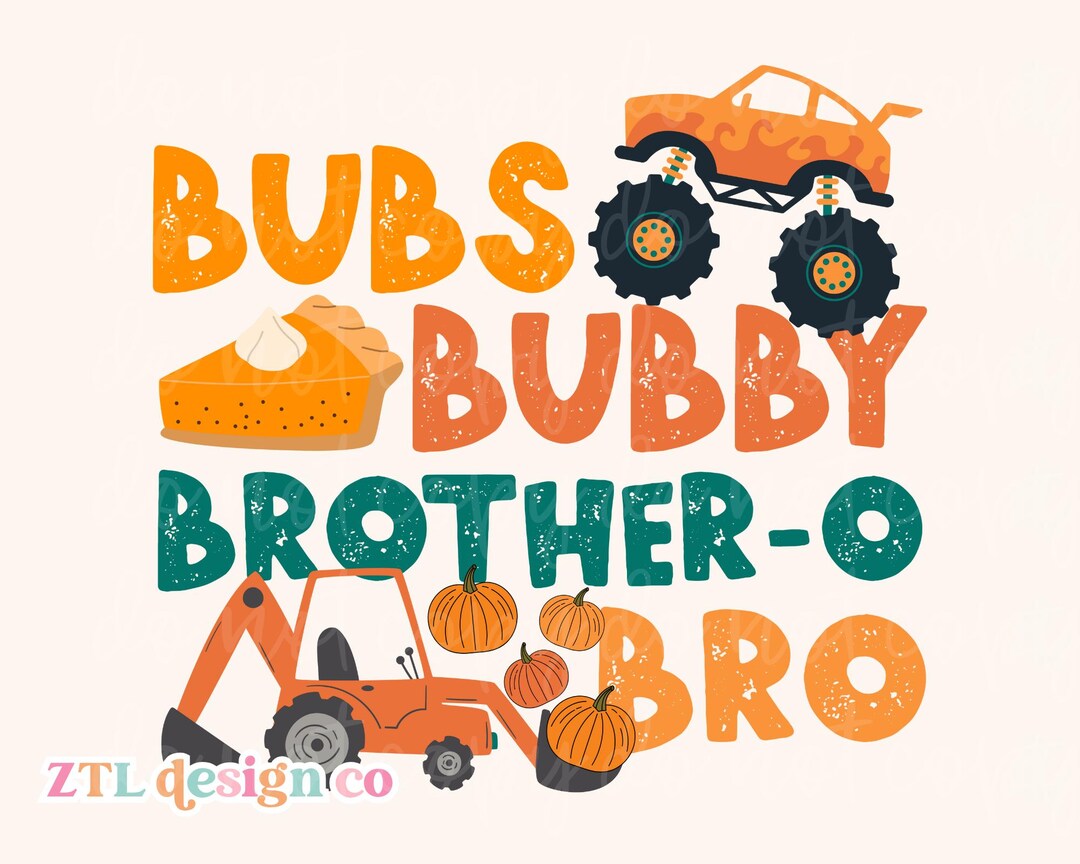 Fall Bubs Digital PNG Sublimation Little Boy Youth Retro Tractor ...