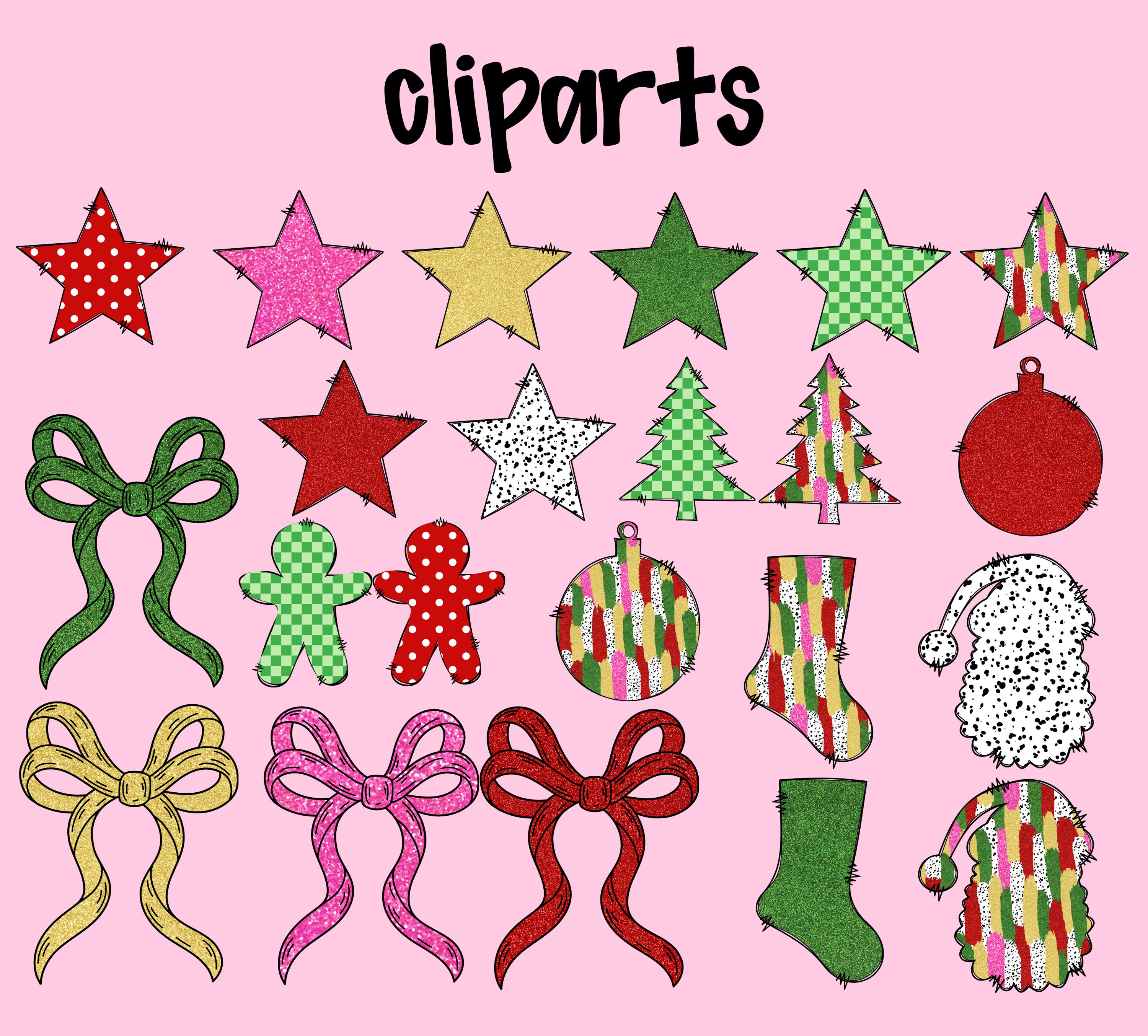 Christmas Doodle Letters Alphabet, Faux Glitter, Checkered Png, Hand ...