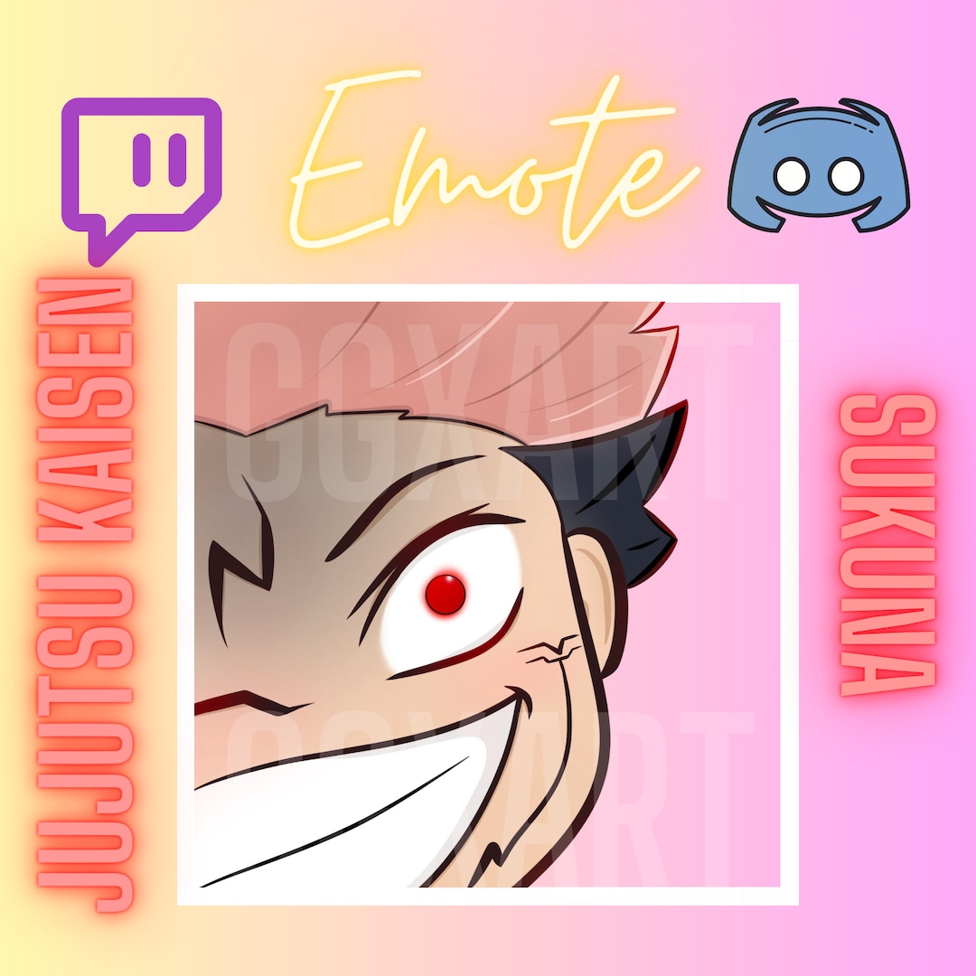 Sukuna Emote Jujutsu Kaisen Evil/cursed - Etsy