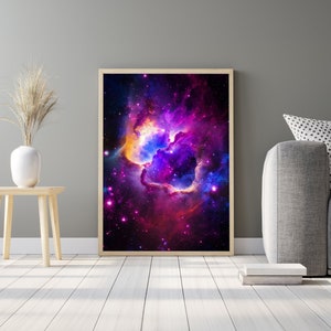 Space Art | Nebula Printable Wall Art | Instant Download | Photo Poster ...