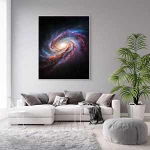 Instant Download | Galaxy Poster | Space Art Poster | Galaxy Wall Art ...