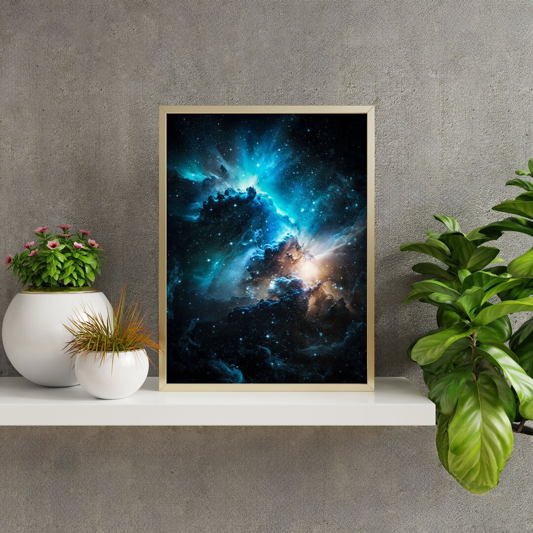 Nebula Printable Wall Art | Space Art | Wall Decor | Photo Poster Art ...