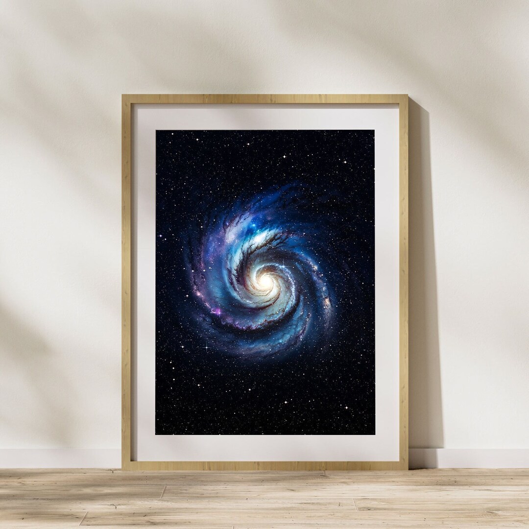 Digital Download | Galaxy Poster | Galaxy Wall Art | Space Art Poster ...