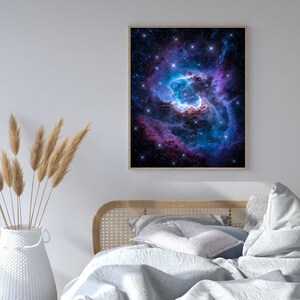 Digital Download | Digital Art Print | Space Art | Nebula Printable ...