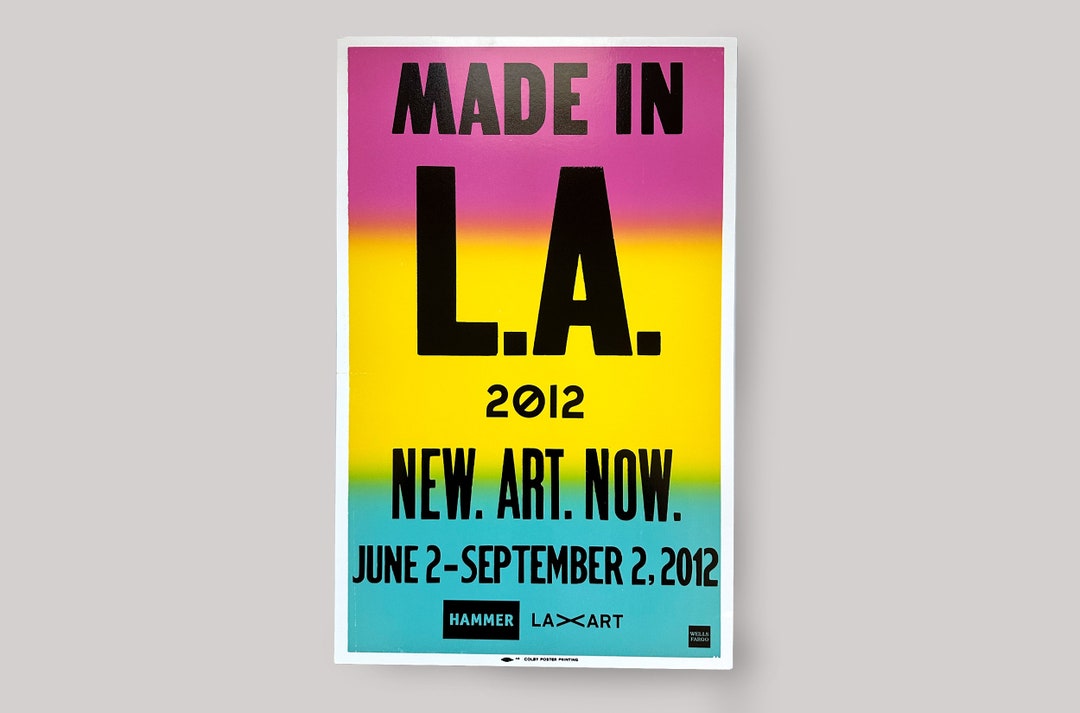 Original Colby Poster for the Hammer Museum, Los Angeles - Etsy