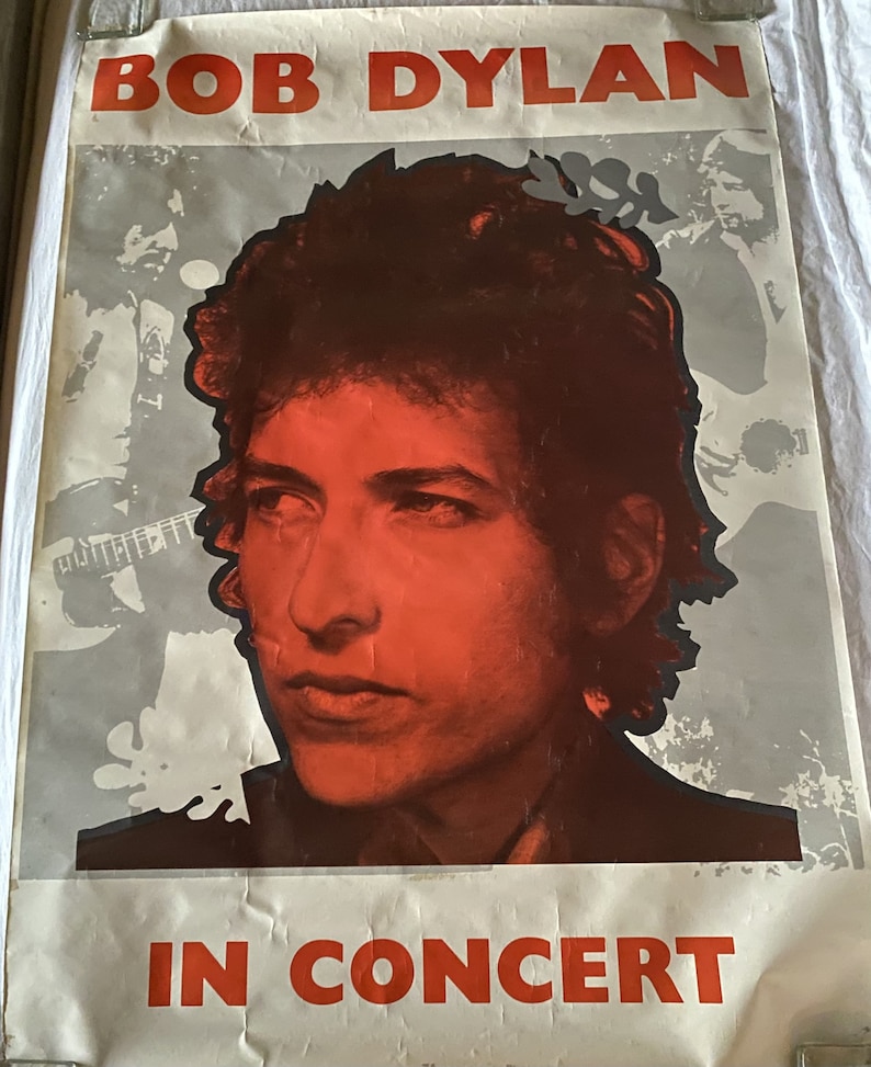 Vintage Bob Dylan Concert Poster C. 1970's Large - Etsy