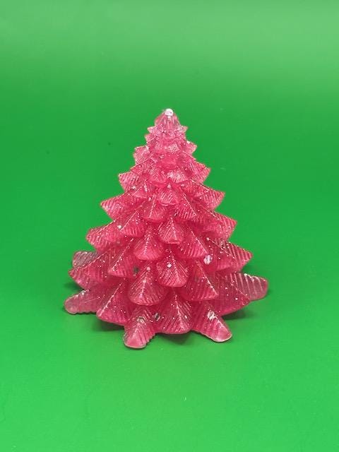 3D Christmas Trees Made With Epoxy Resin - Etsy