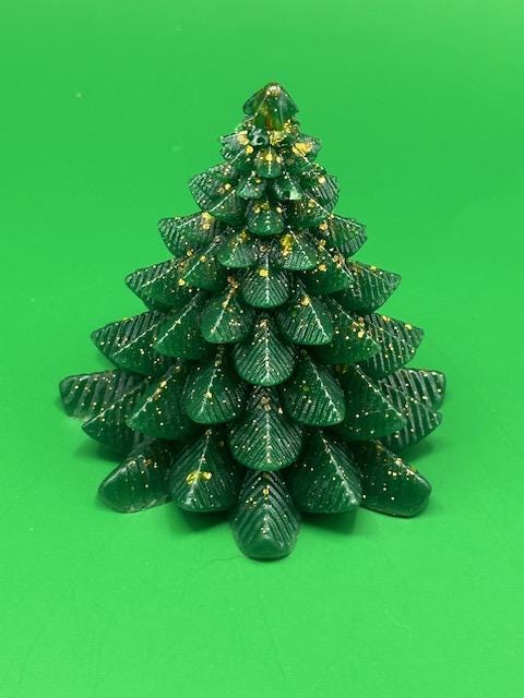 3D Christmas Trees Made With Epoxy Resin - Etsy