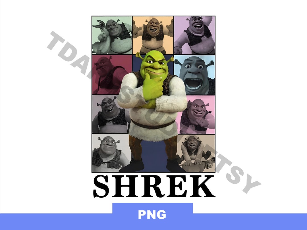 Buy Shrek the Eras Tour Print PNG Shrek Png Merch Shrek Digital Shrek T ...