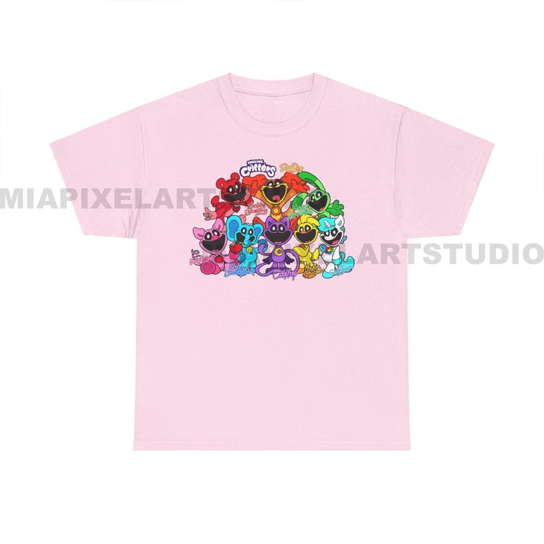 Poppy Playtime T-shirt Smiling Critters Shirt Poppy Playtime Merch ...