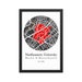 Northeastern University, Boston Campus Map Framed Print, Northeastern ...