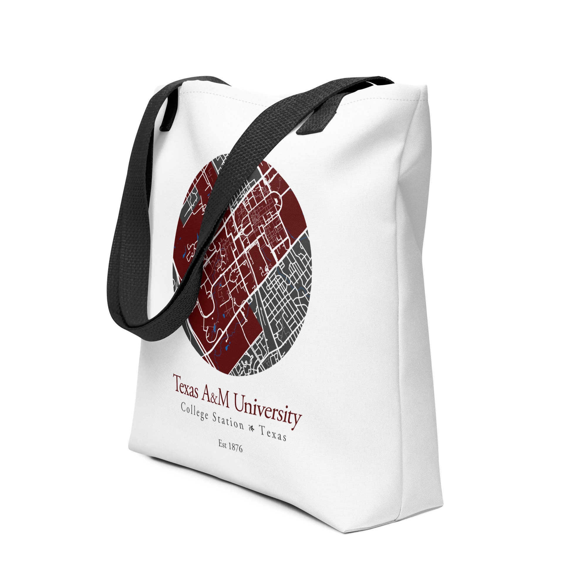 Texas A&M University Tote Bag Campus Map Tote for Her Graduation Gift ...