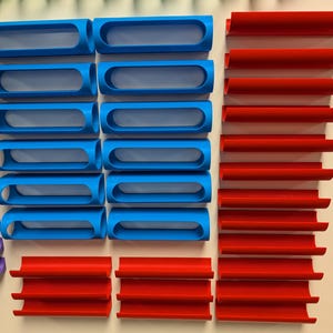 60pc STEM Magnetic Wall Giant Marble Run Toy With Pipes and Golf Balls ...