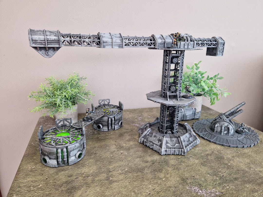Tabletop Industrial Orbital Crane for Warhammer 40k Kill Team ...