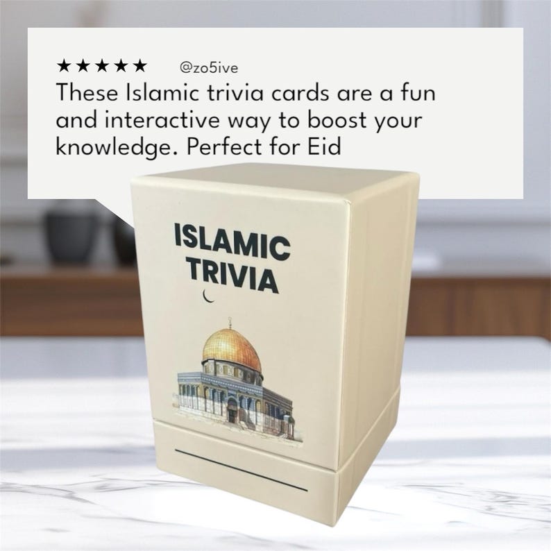 Islamic Trivia Cards - Etsy