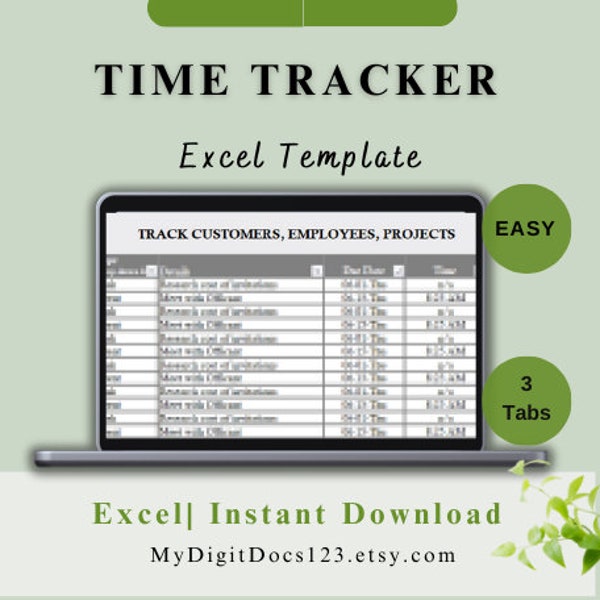 Time Tracker - Etsy