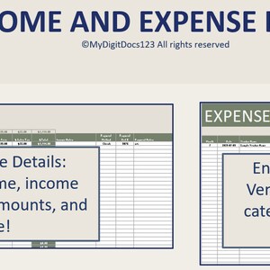Bookkeeping Complete Bundle excel Template Bookkeeping Template ...