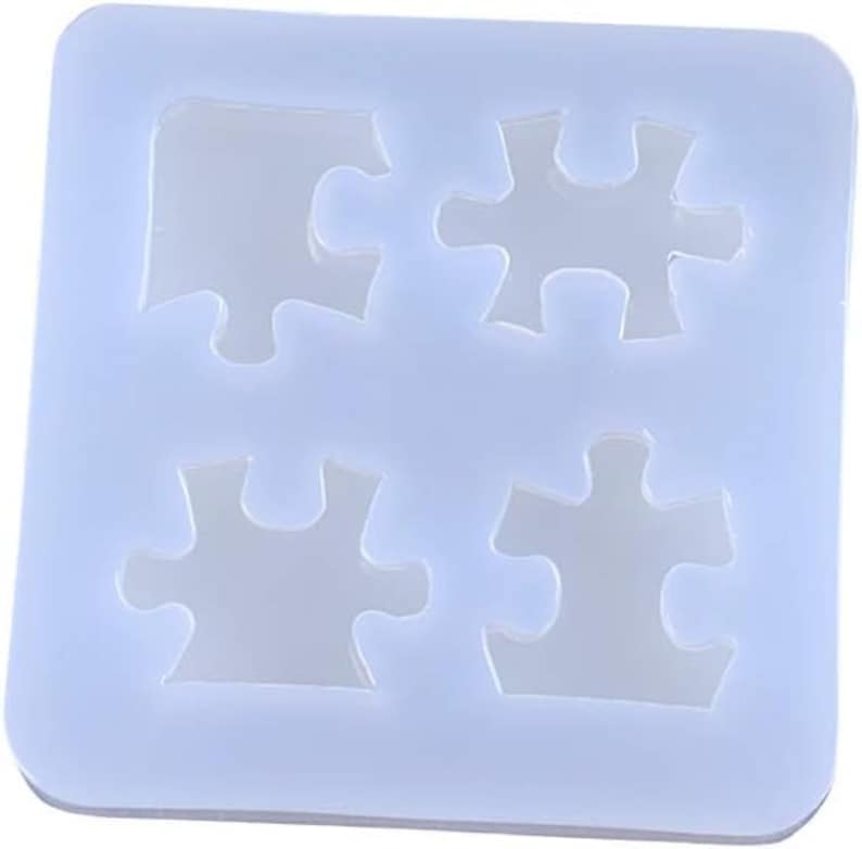 DIY Puzzle Silicone Resin Mold,resin Clay Puzzle Piece Mold,diy ...