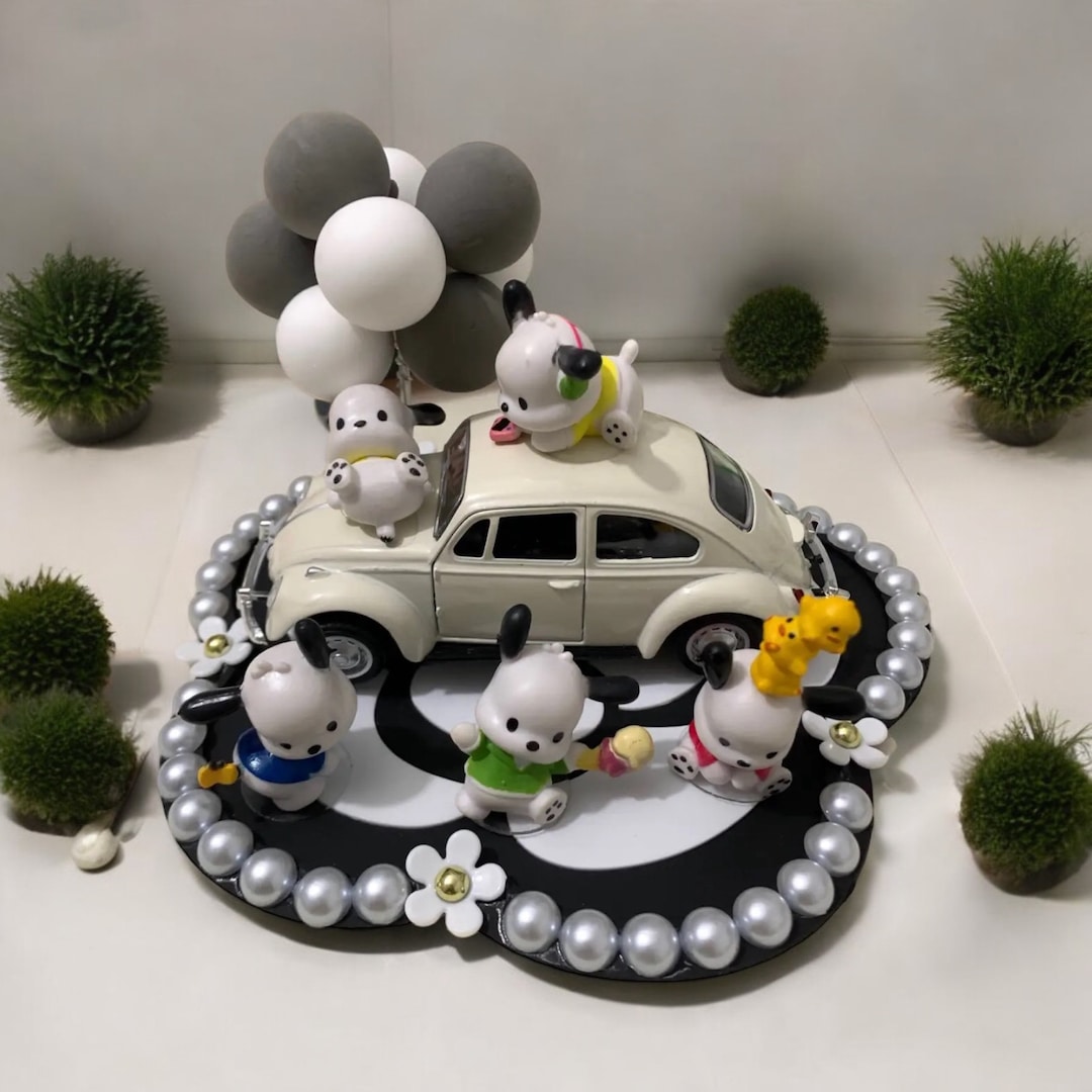 Cartoon Car Ornament Set,car Dashboard Decor,car Interior Decoration ...
