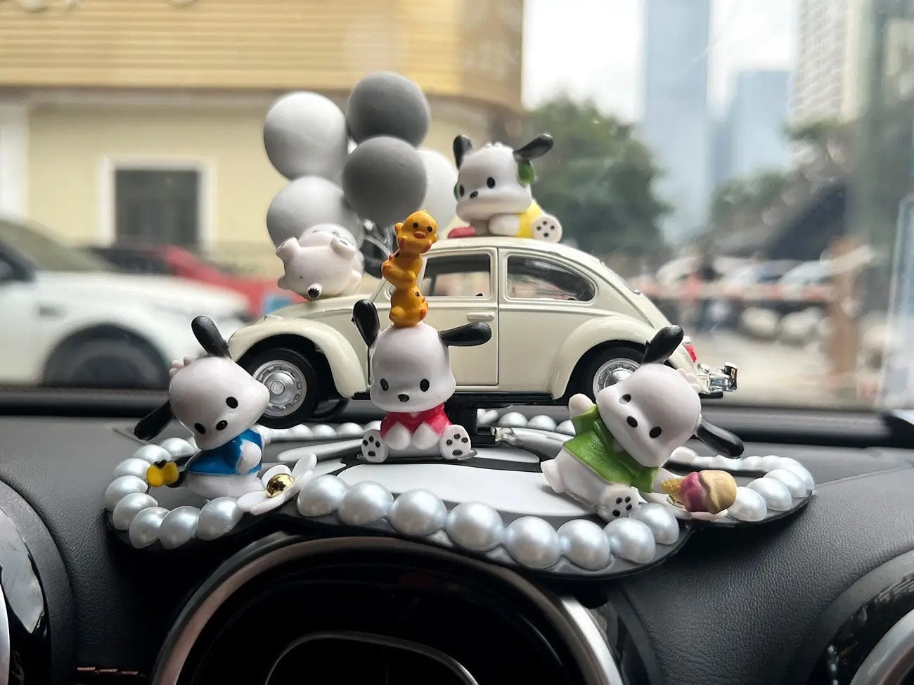 Cartoon Car Ornament Set,car Dashboard Decor,car Interior Decoration ...