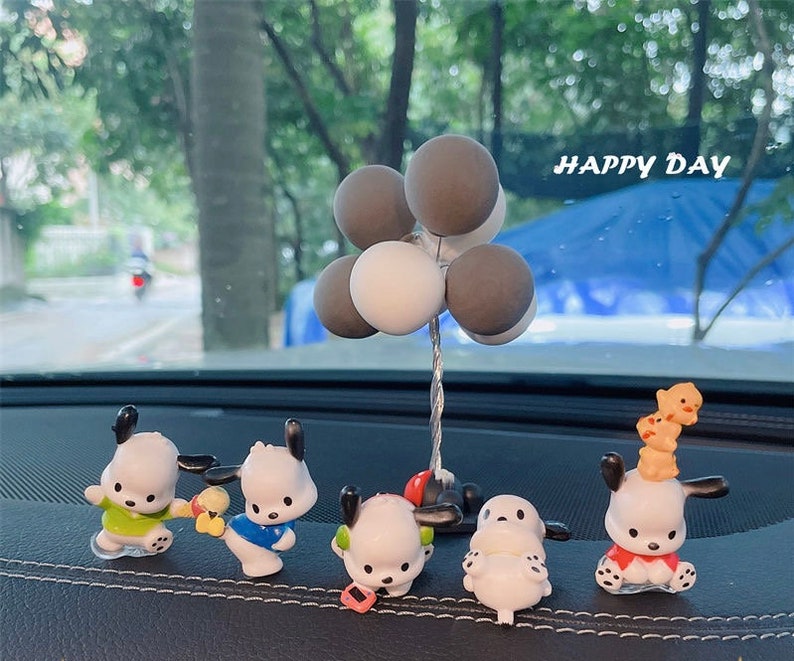 Cartoon Car Ornament Set,car Dashboard Decor,car Interior Decoration ...