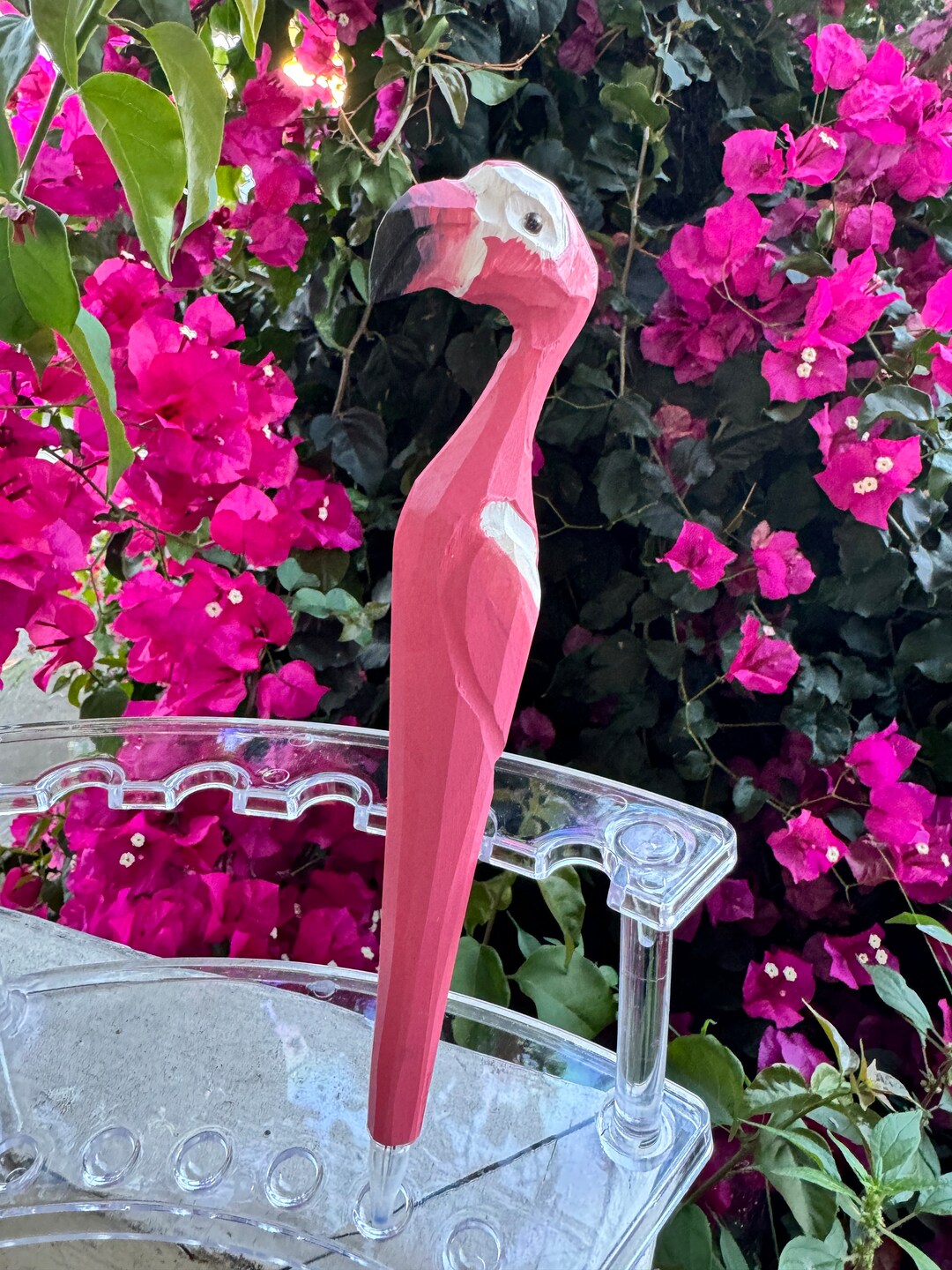 Hand Carved Wooden Pens, Handmade Animal Pen, Sloth Pen, Rooster Pen ...