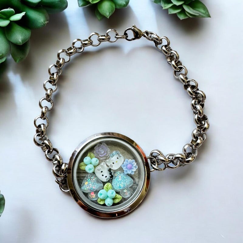 Locket Bracelet - Etsy