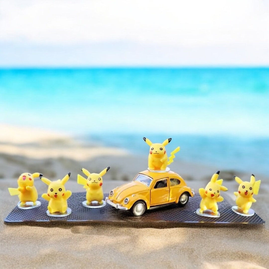 Cartoon Car Interior Decoration Set Pikachu Car Ornament,car Dashboard ...