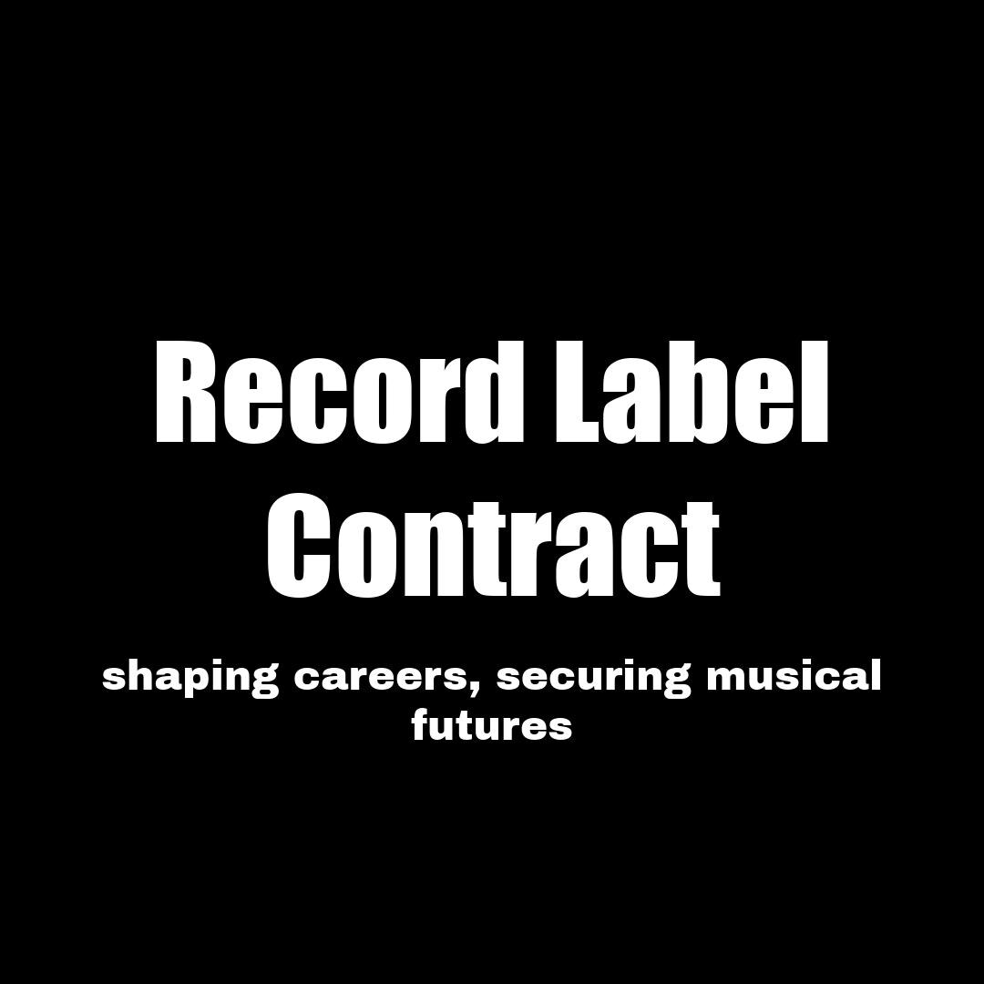 Record Label Contract Template Customizable Business Agreement Music ...