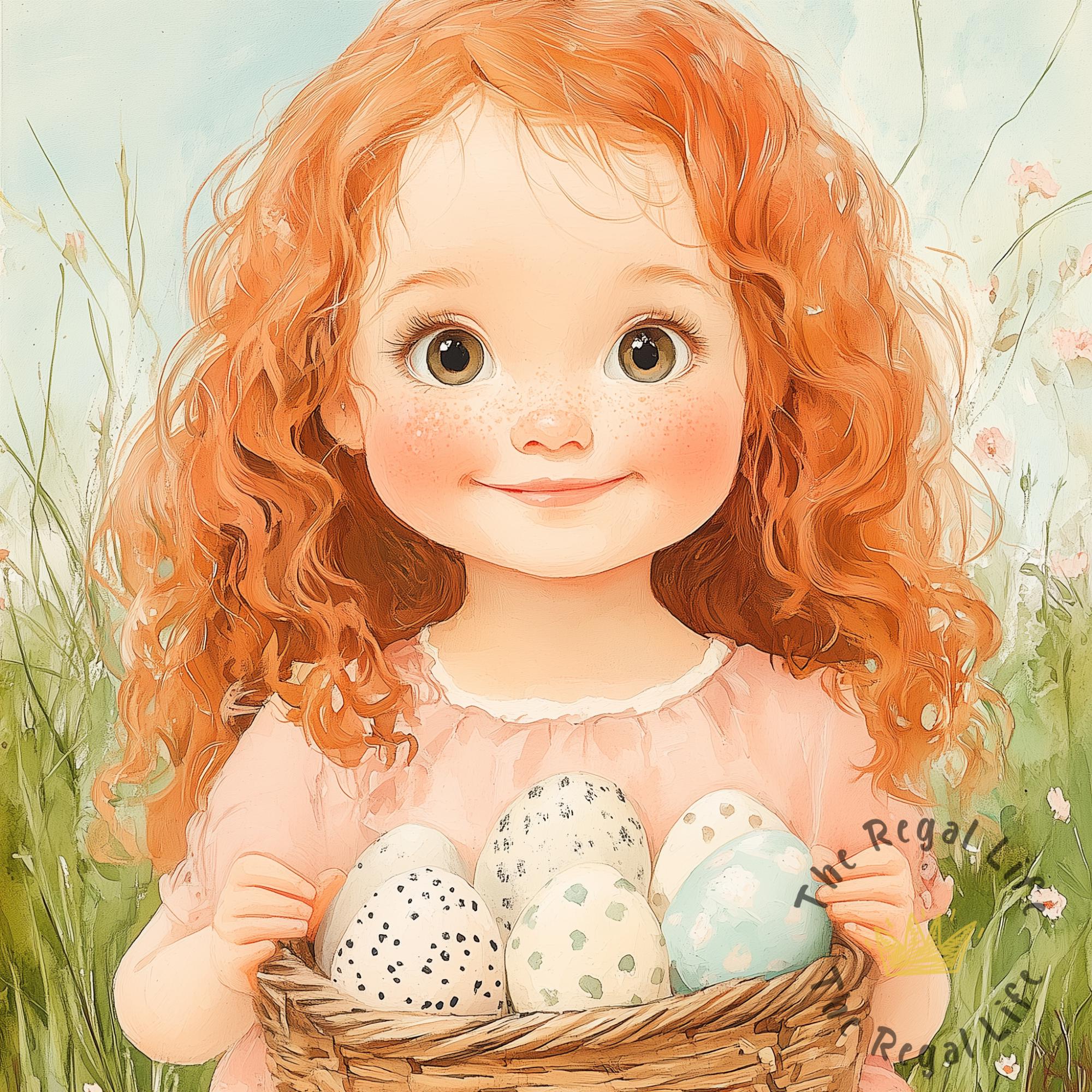 Easter Girl Clipart, Digital Printable Images, Junk Journal, Commercial ...