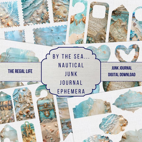 Seashell Journal - Etsy