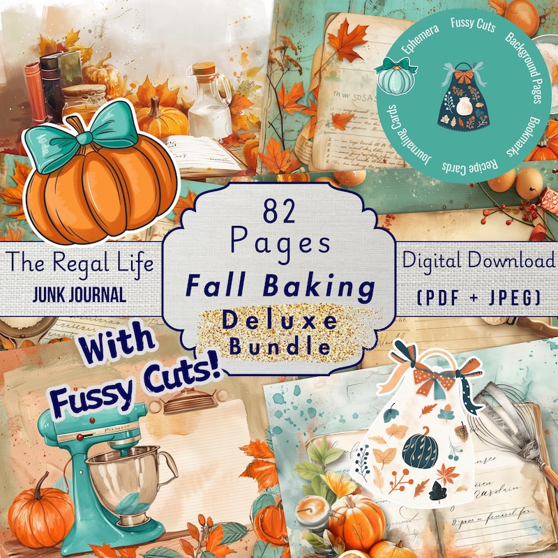 Fall Recipe Cards - Etsy