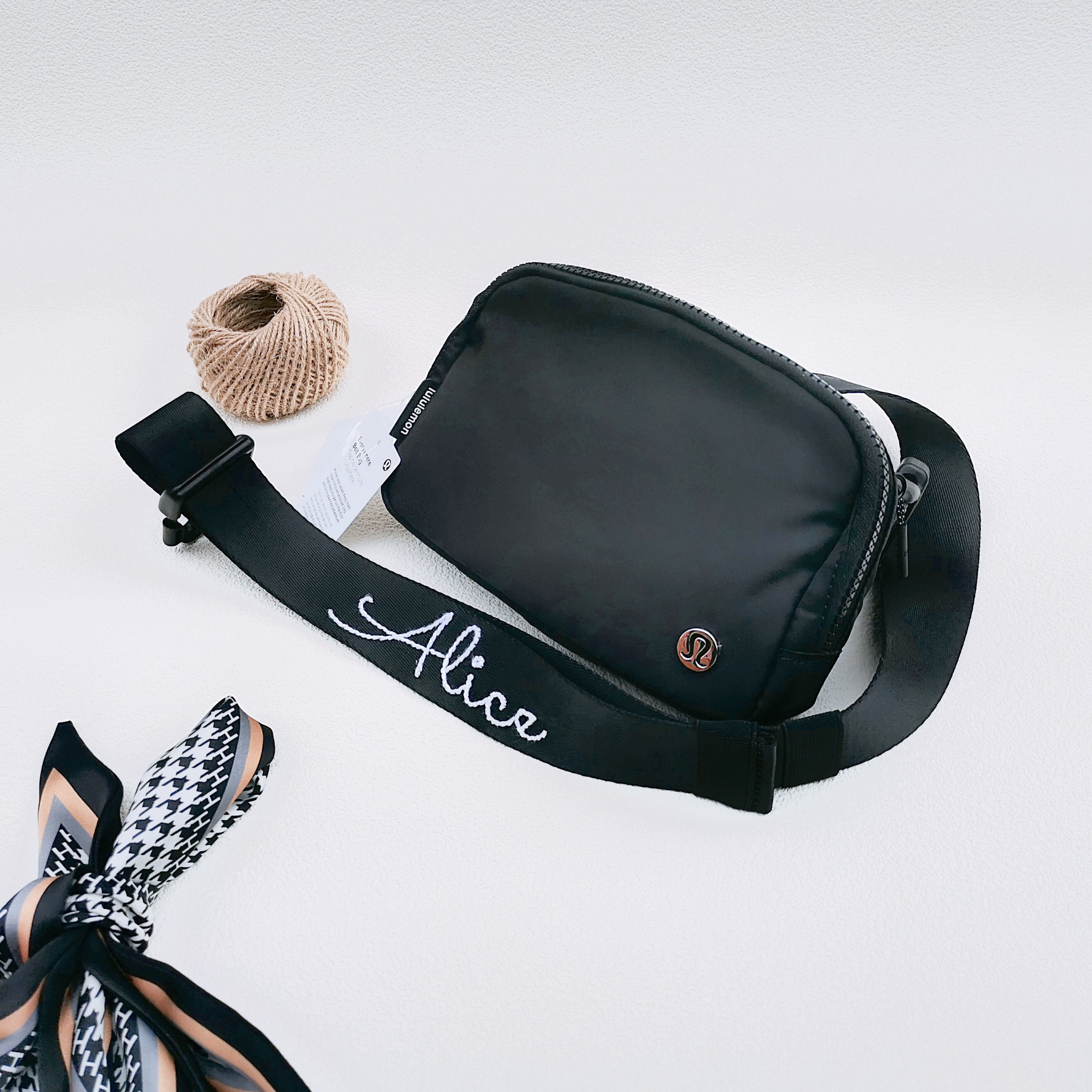 Custom Lululemon Belt Bag Name Crossbody Everything Belt Bag Gift Lululemon Purse Bag ...