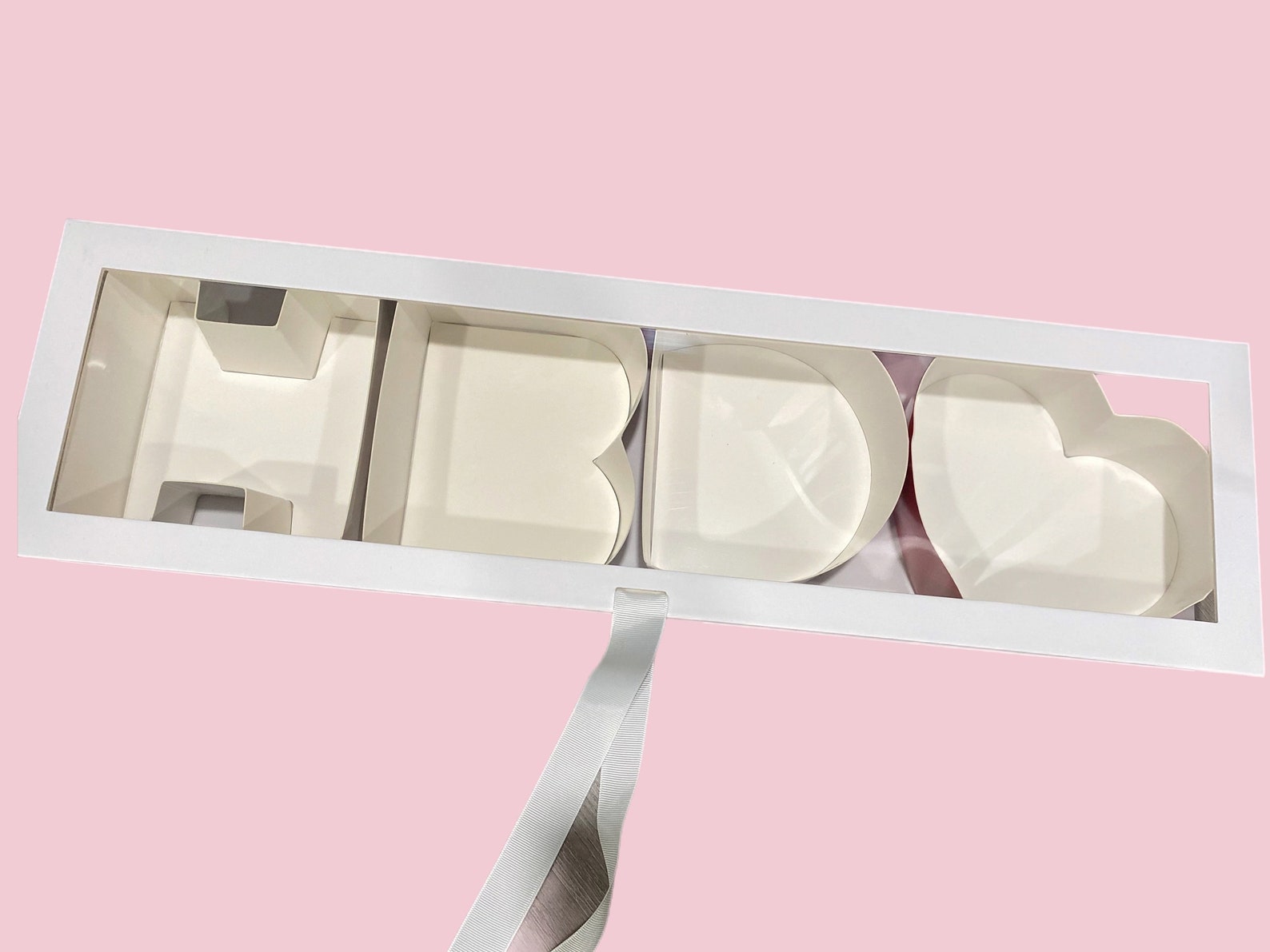 Fillable Letters Candy Floral Window Box for Birthday, Love ...