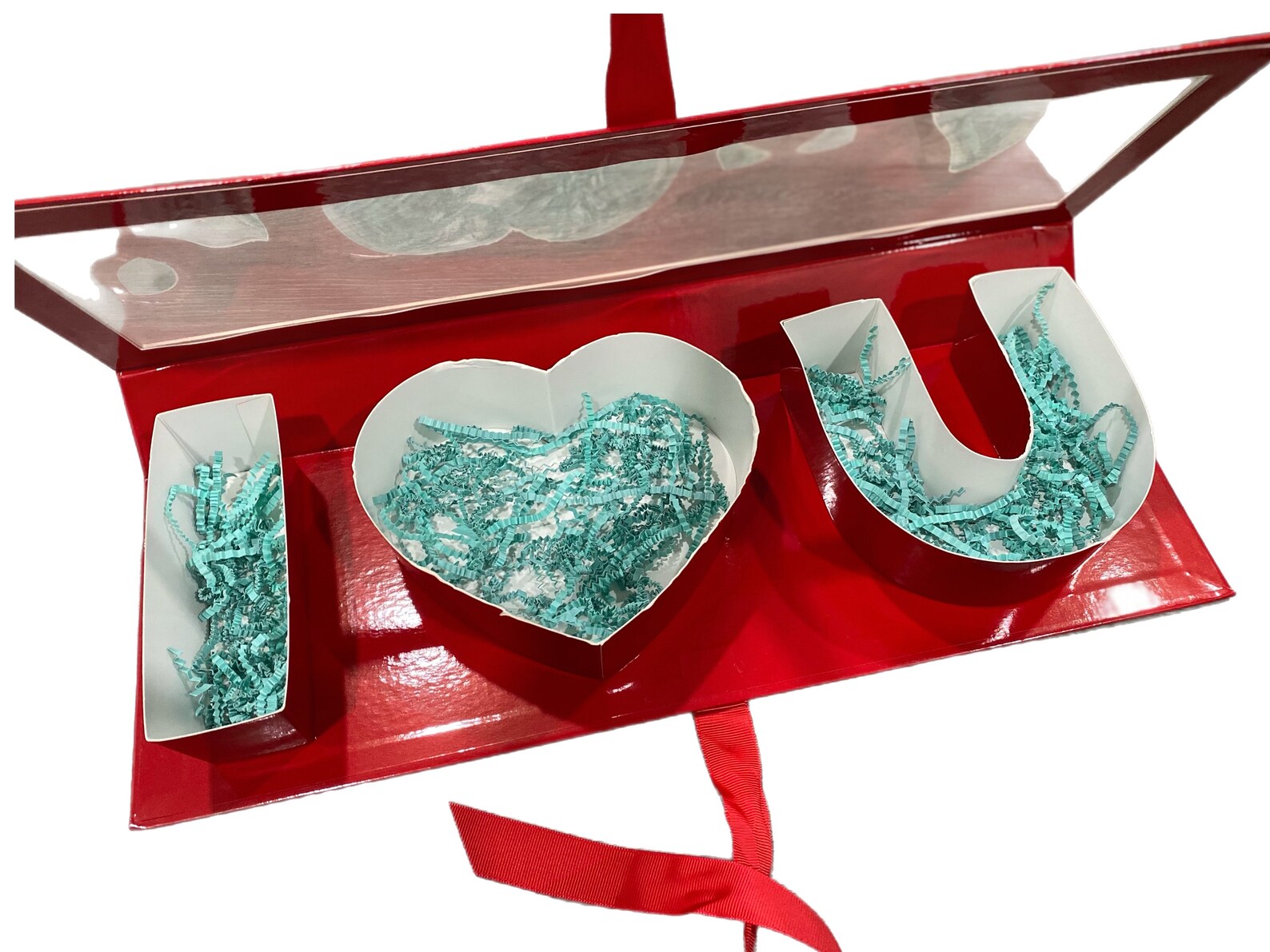 Fillable Letters Candy Floral Window Box for Birthday, Love ...