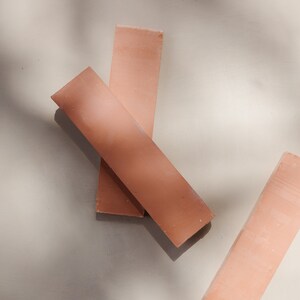 Terracotta Tile Rectangle Natural Handmade Moroccan Tile 2x8 Subway ...