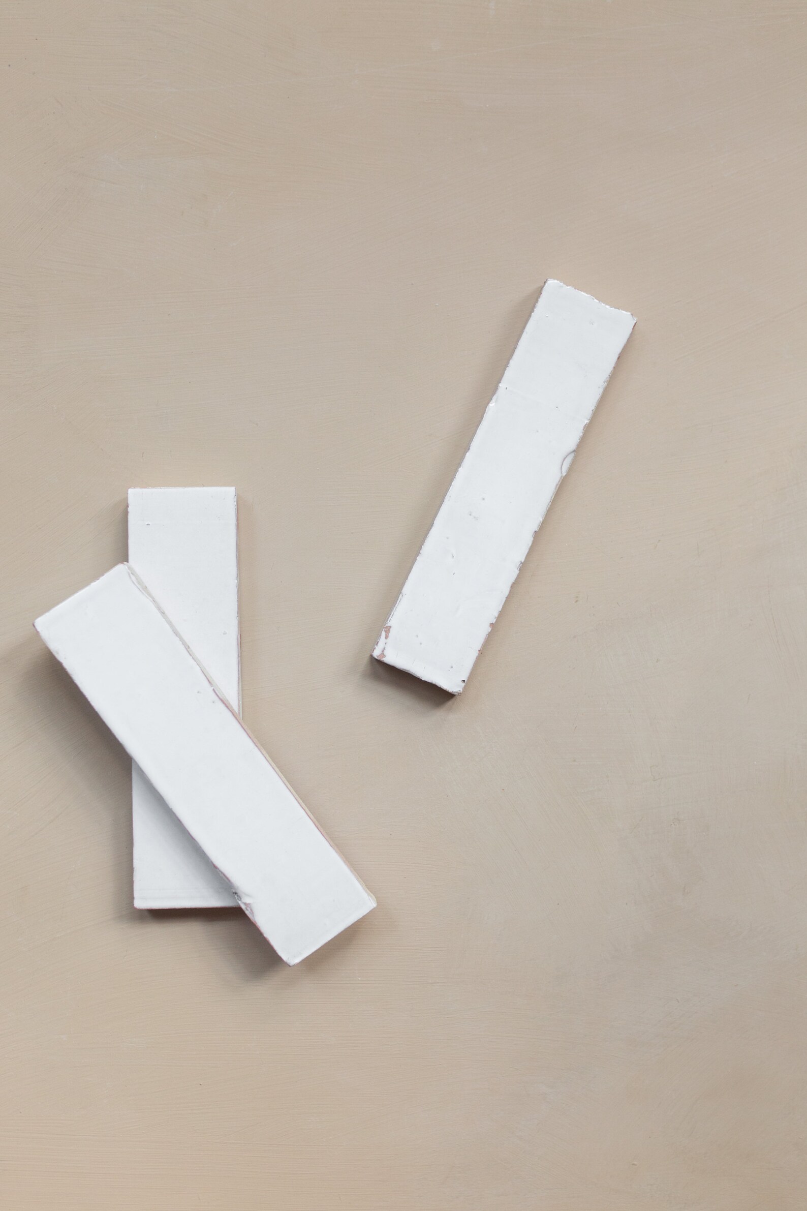 White Moroccan Tile | Zellige Wall Tile | 2 X 8 Rectangle Tile | Mosaic ...