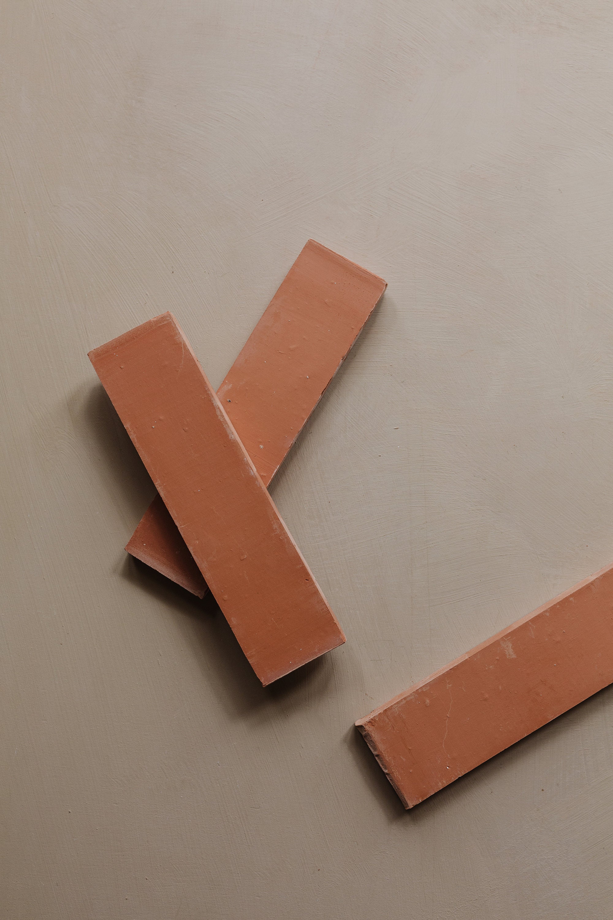 Terracotta Tile Rectangle Natural Handmade Moroccan Tile 2x8 Subway ...