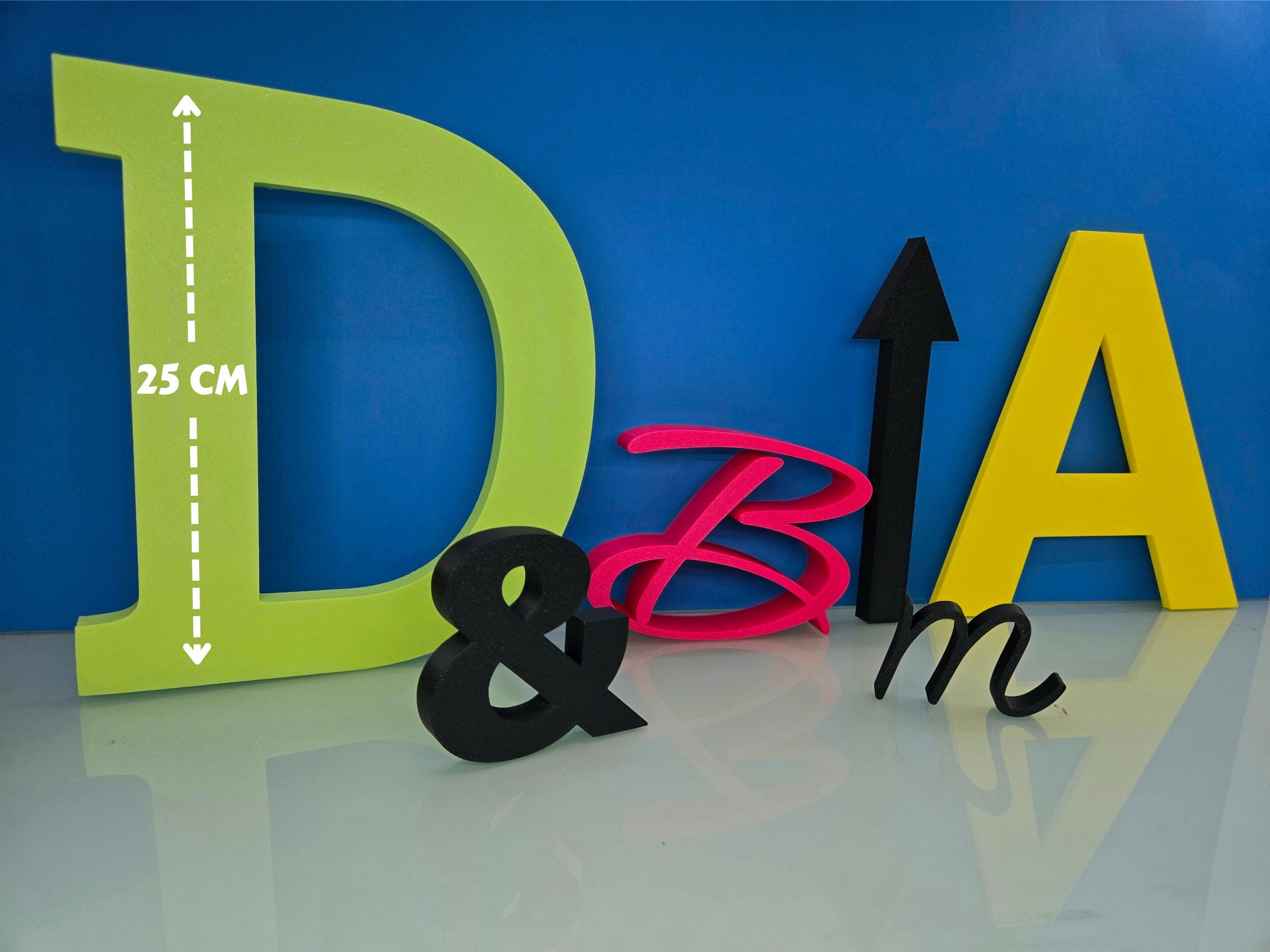 Custom Sign Letters - 3D Text - Choose Font, Size, and Colour - Etsy