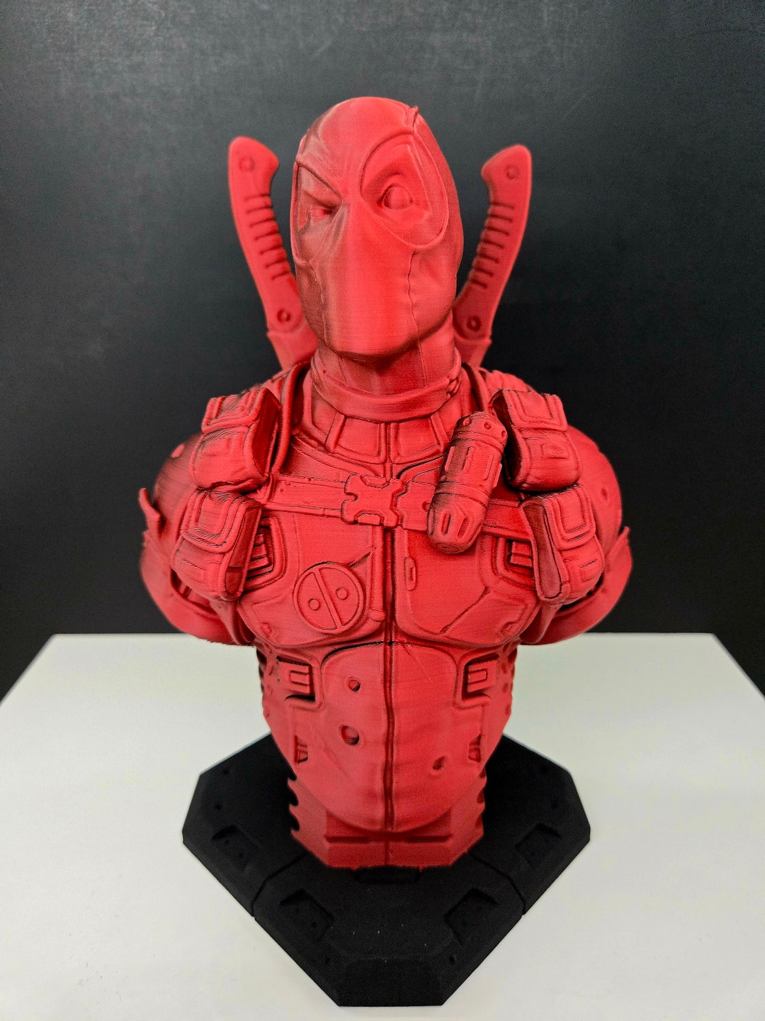 Deadpool Bust Statue - Etsy