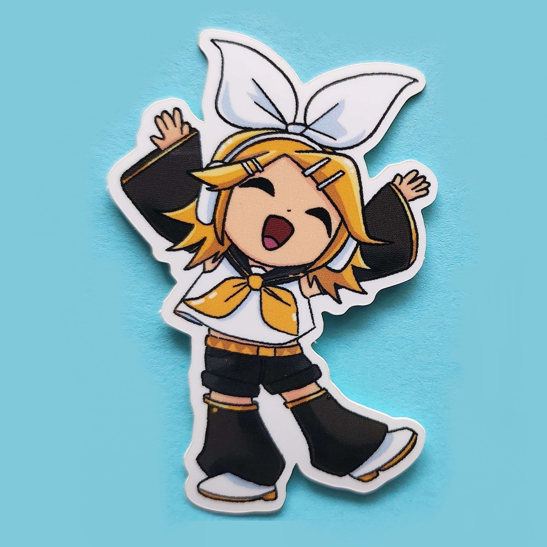 Happy Rin Kagamine Chibi Sticker - Etsy