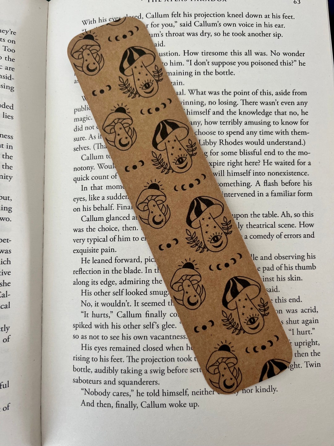 Mushrooms Eco Kraft Bookmark. Cottagecore Fairycore - Etsy