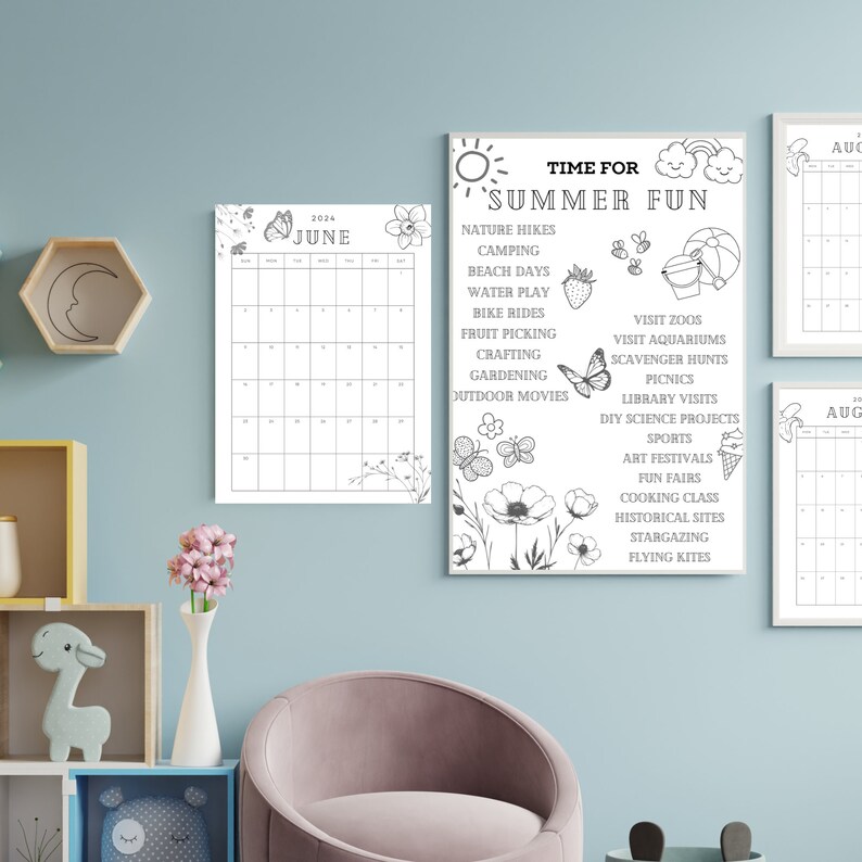 Printable Summer Checklist for Children Toddler Preparation and ...