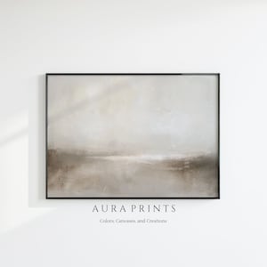 Misty Horizon Abstract | Abstract Art | Muted Tones Painting ...