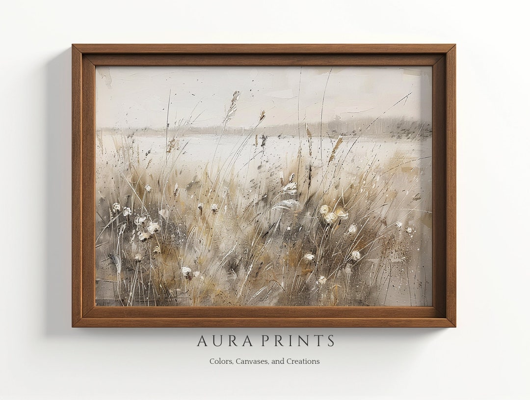 Printable Rustic Victorian Landscape Oil Painting Digital Countryside ...